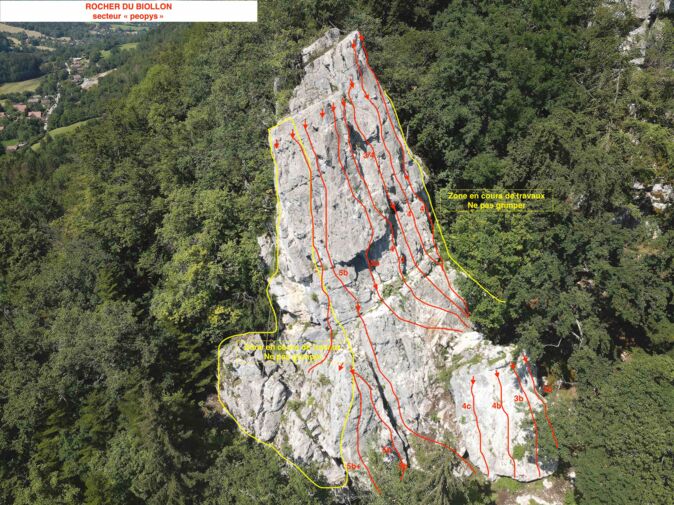 Bluffy natural climbing site | Bureau des guides d'Annecy
